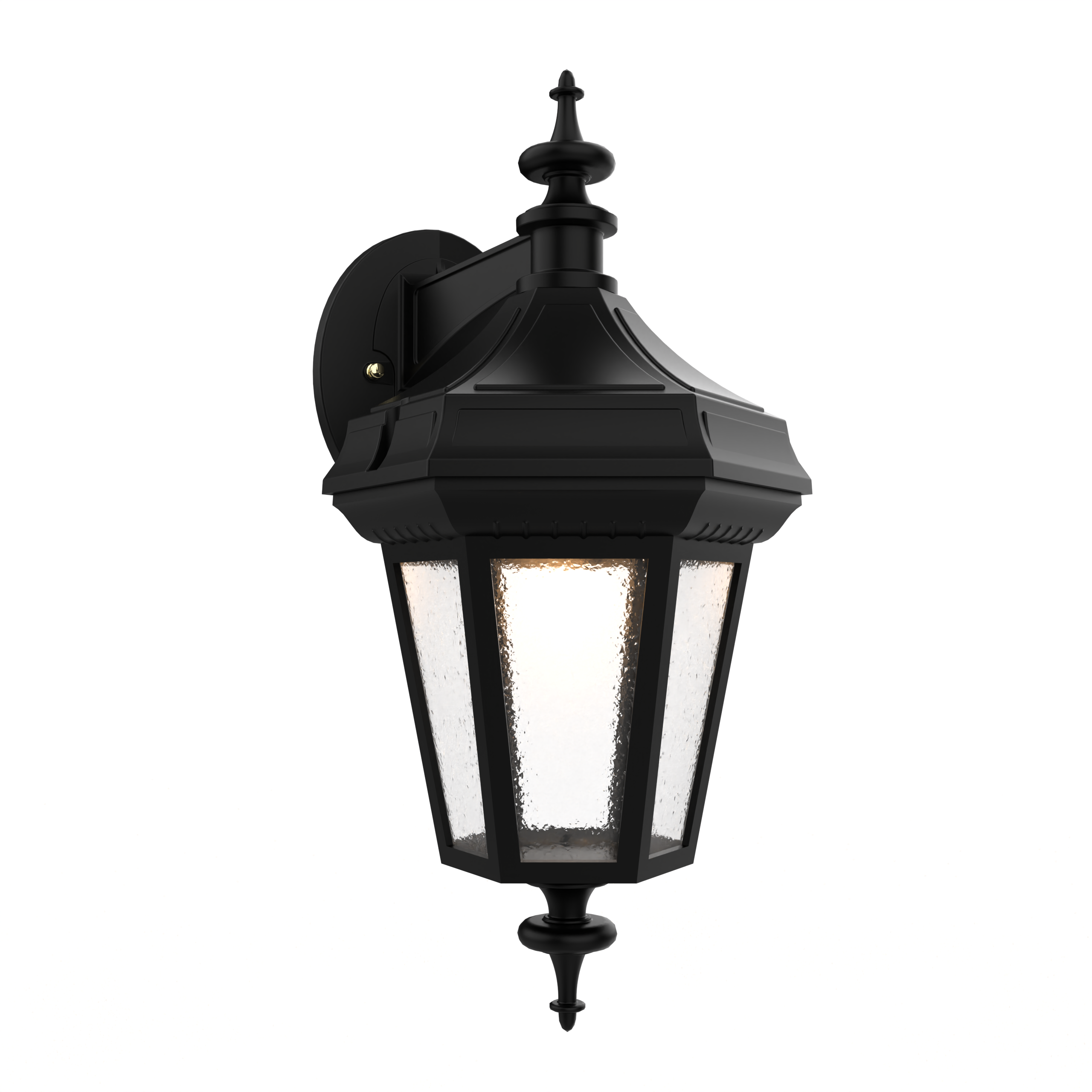 Oxford - Luminaire mural extérieur montage vers le bas fond fermé form ...